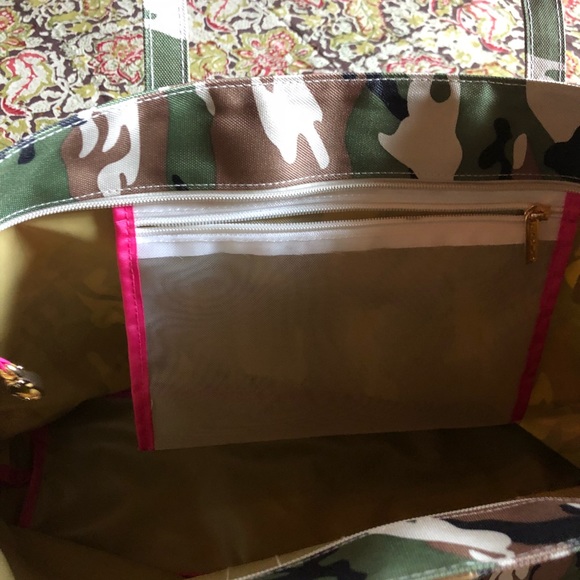 Lolo | Bags | Nwt Lolo Camo Bag With Shiny Gold Details Set | Poshmark